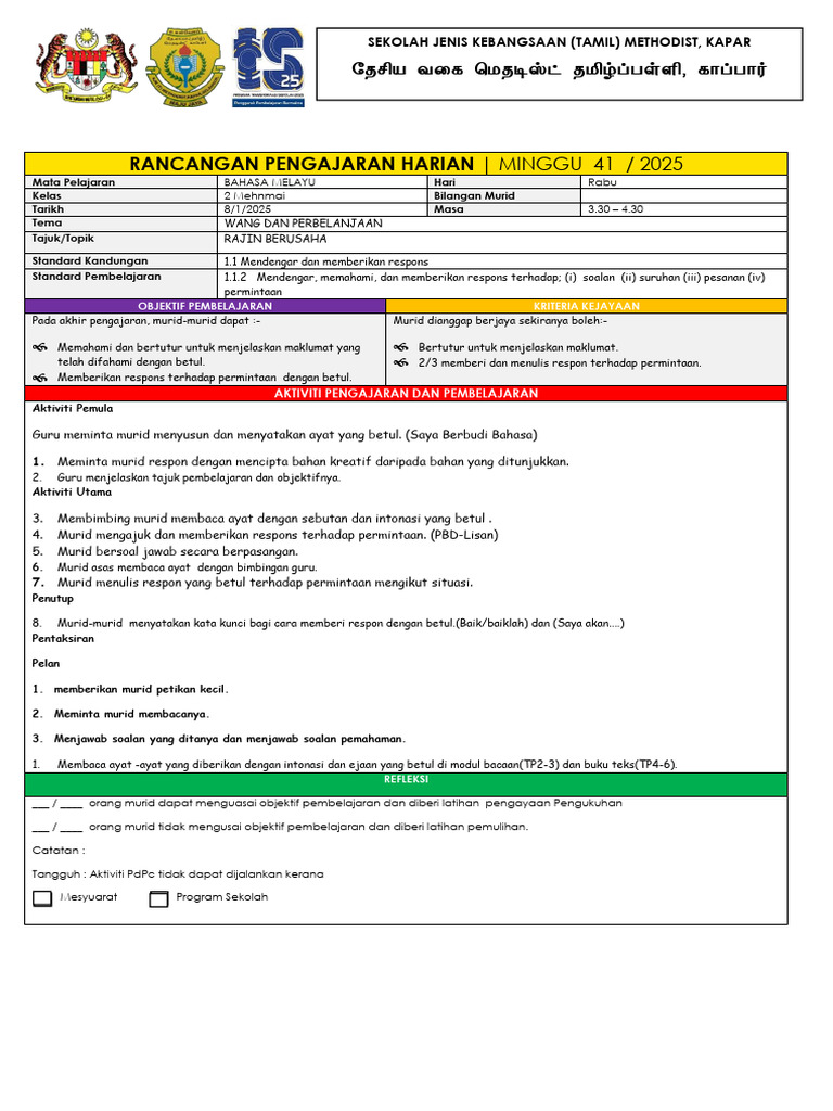 8.1.2025 rabu docx | PDF