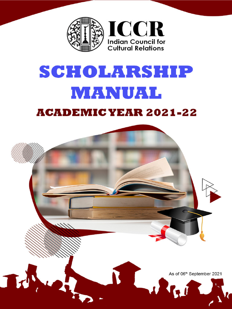 Iccr Scholarship Manual Updated 06sep2021 | PDF