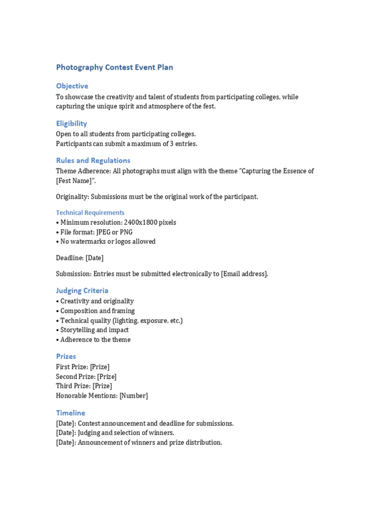 Photography_Contest_Guideline | PDF