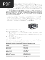 Status Codes Used in Housekeeping | PDF