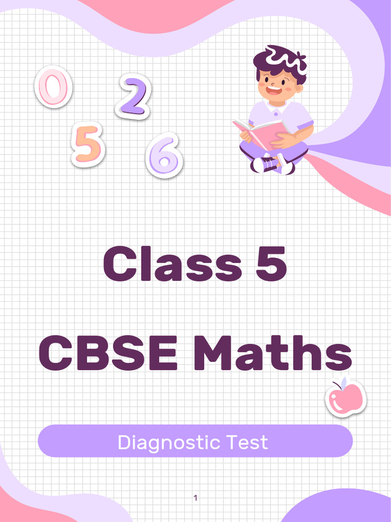 Class 5 Maths Diagnostic Tes | PDF | Planets | Mercury (Planet)