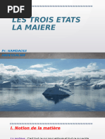 Propriétés des trois états de la matière | PDF | Matière | Gaz