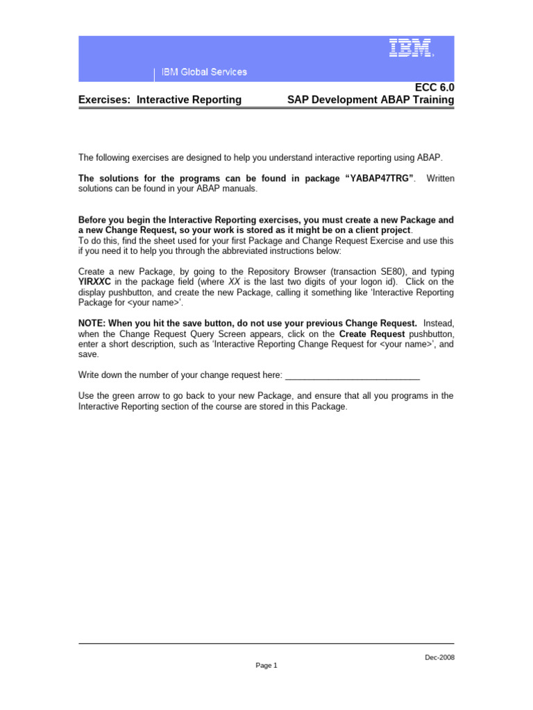 09 - Interactive Reporting Exercises | PDF | Window (Computing ...