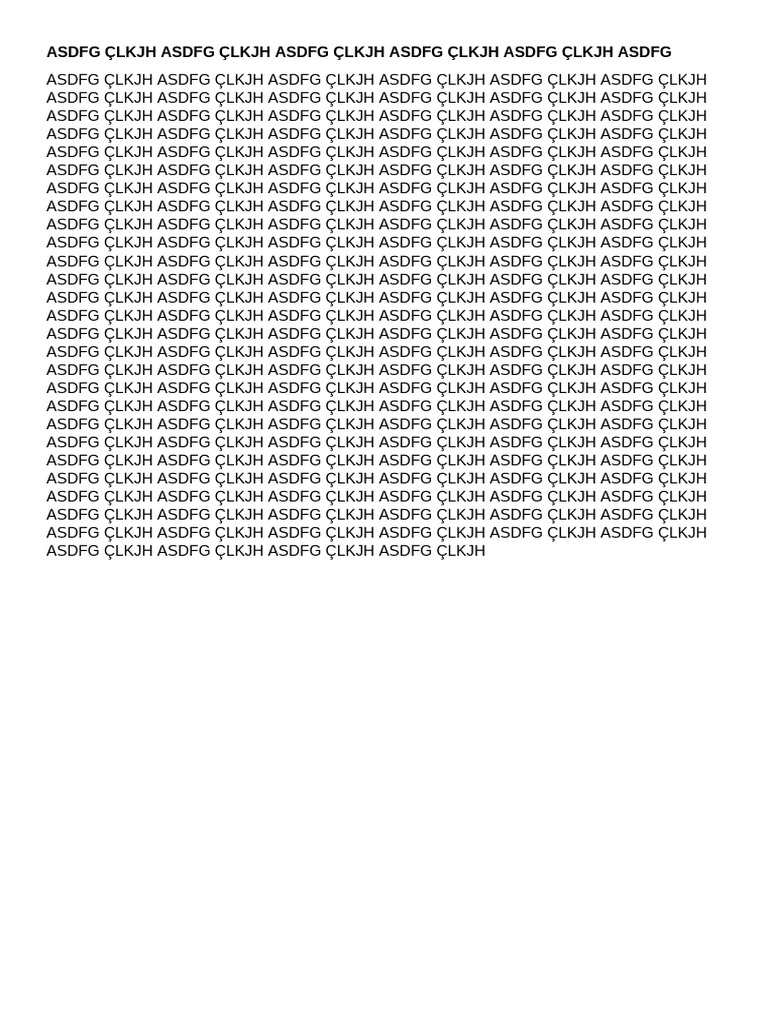 Repetitive Text Analysis Document | PDF