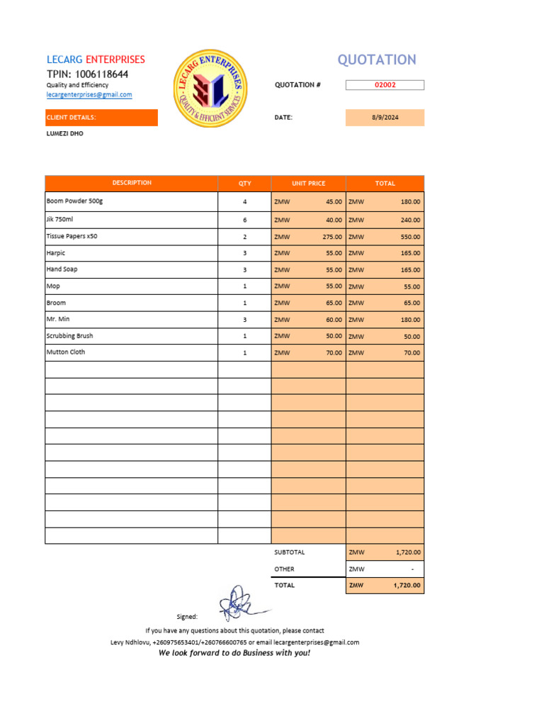 02002_LUMEZI DHO | PDF