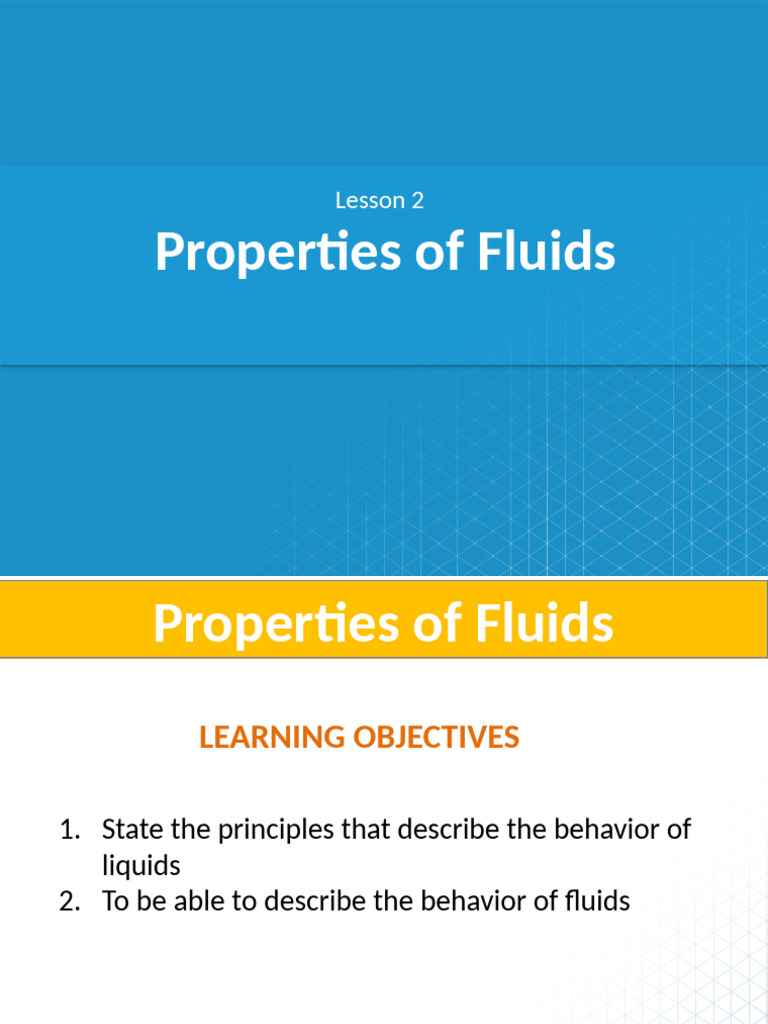 Lesson - 2 - Properties - of - Fluids (Autosaved) | PDF | Buoyancy ...