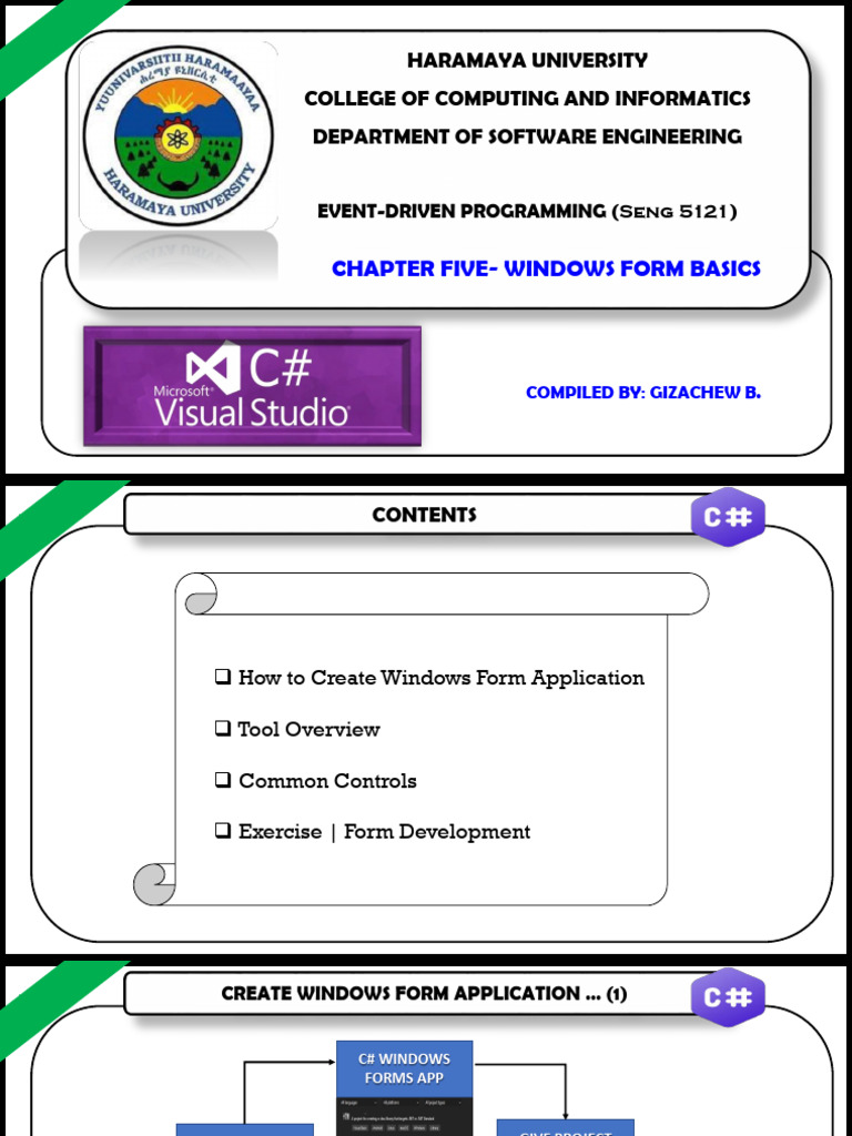 Windows Forms Programming Basics | PDF | Software | System Software