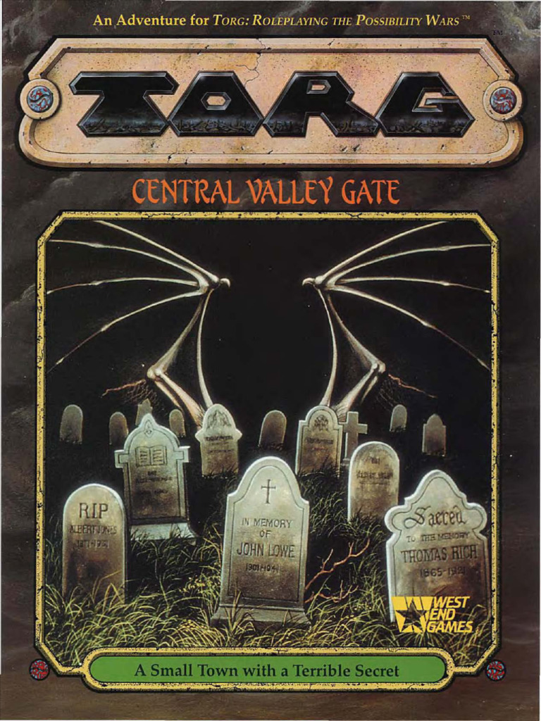 Central Valley Gate: Torg Adventure | PDF