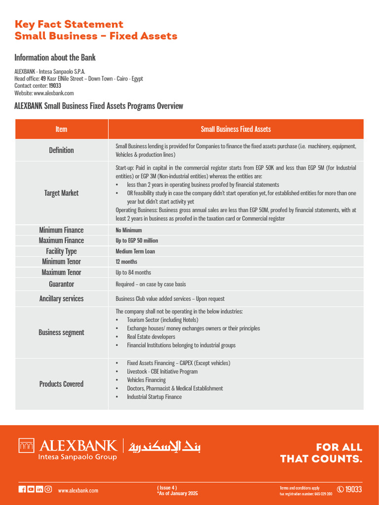 Small Business Fixed Assets Finance | PDF | Banks | Interest