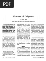 Behavioral Inattention Test For Unilateral Visual Neglect | PDF ...