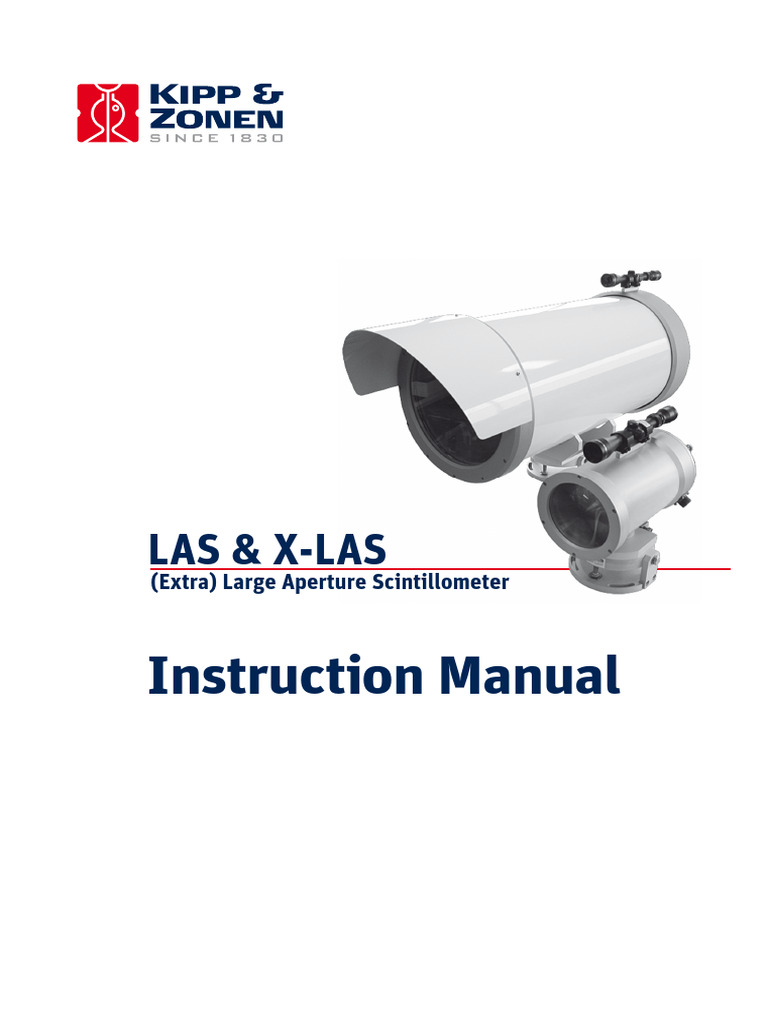 Large Aperture Scintillometer Manual | PDF | Atmosphere Of Earth ...