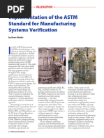 ASTM E2500: A New Validation Approach | PDF | Verification And ...