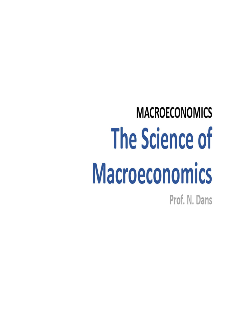 The Science of Macroeconomics | PDF | Economics | Macroeconomics