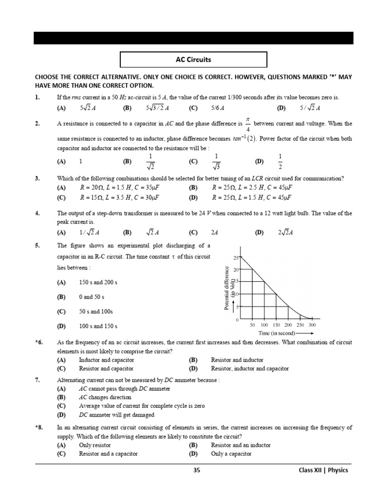 AC Circuits | PDF | Inductor | Alternating Current