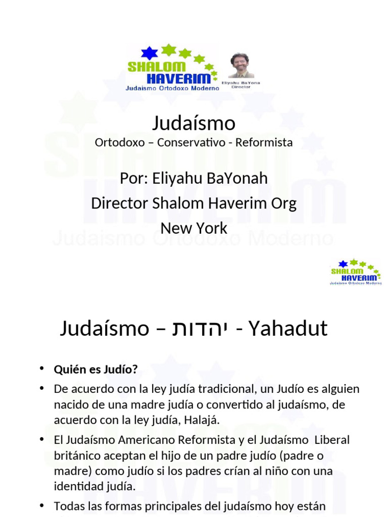Identidad y Movimientos en el Judaísmo | PDF | Judaísmo ortodoxo | Halakha