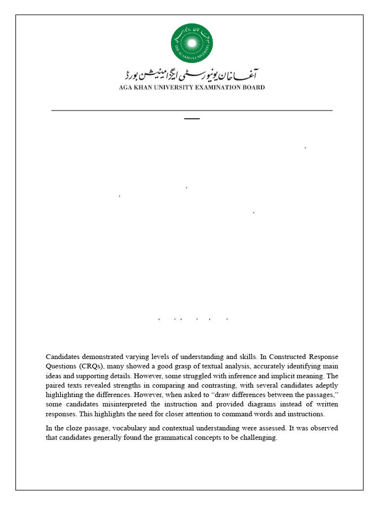 E Marking Notes English Compulsory XII | PDF | Knowledge | Accuracy And ...