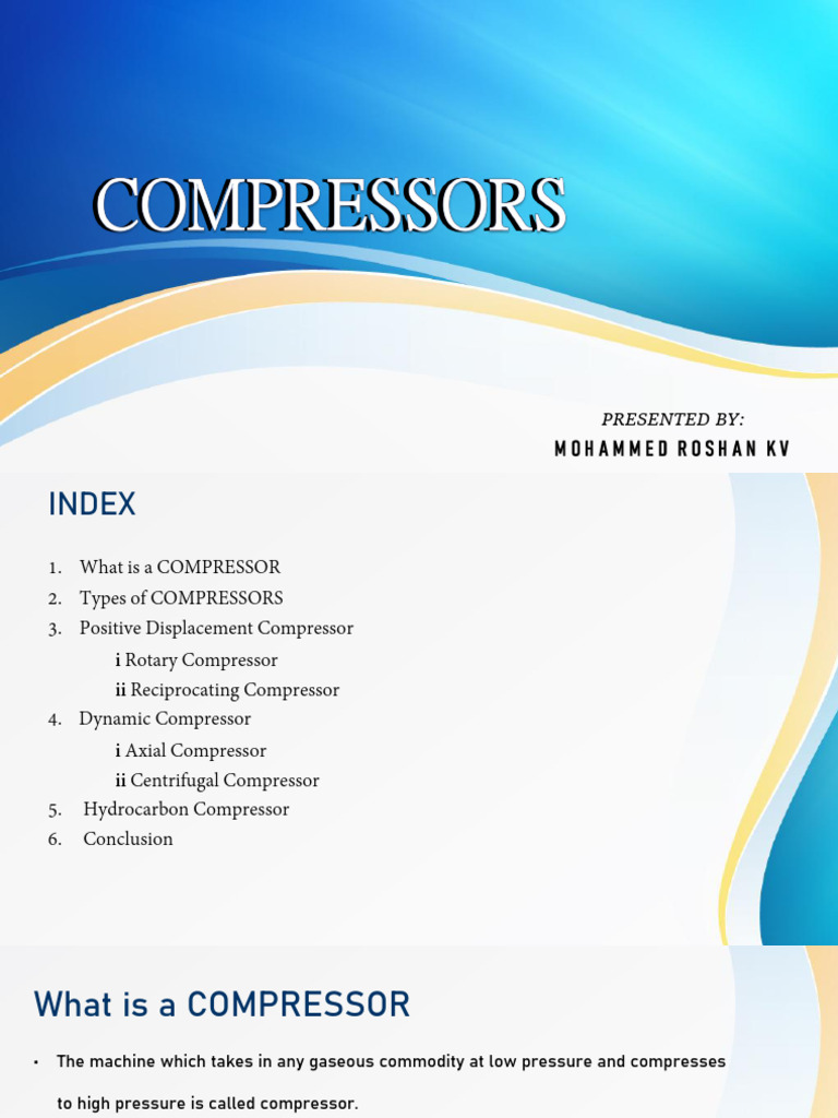 Understanding Compressors | PDF | Pump | Mechanical Engineering