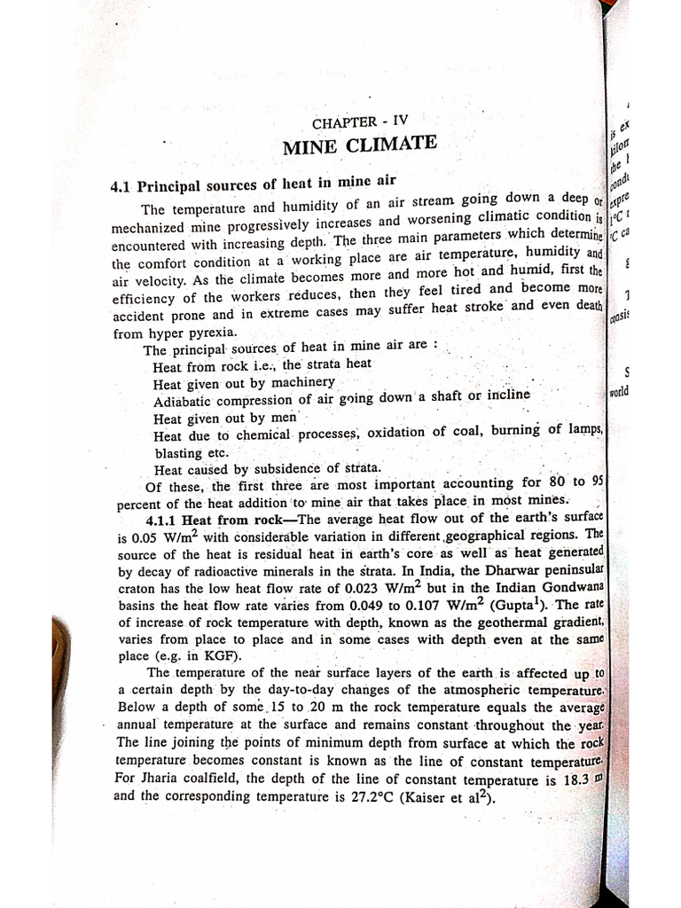 Mine Climate | PDF