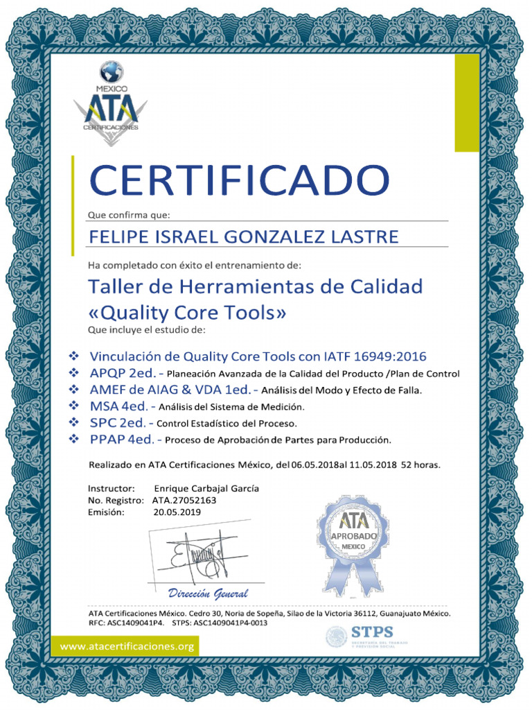 Quality Core Tools | PDF