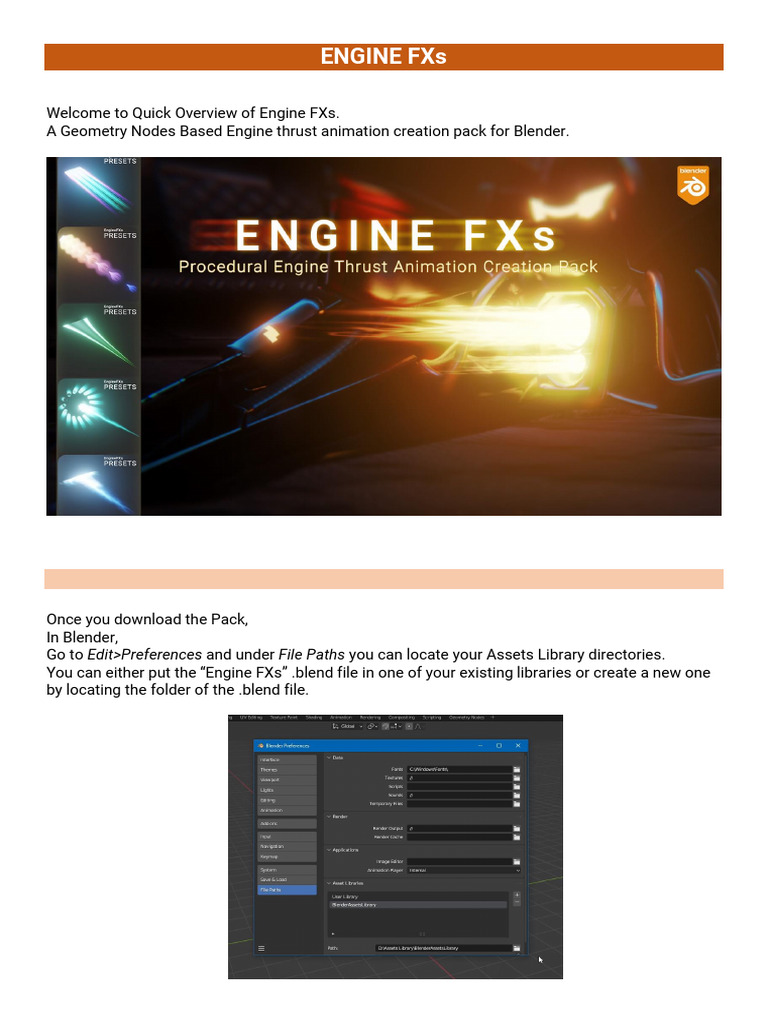 Blender Engine FXs Guide | PDF | Blender (Software) | System Software