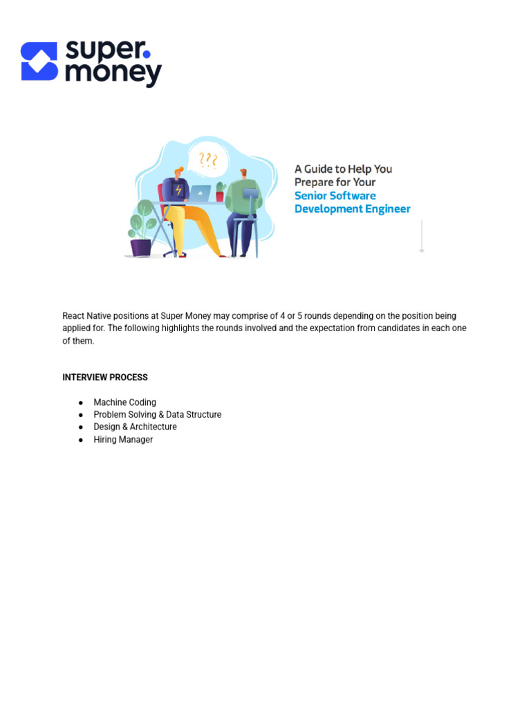React Native Prep Doc Super - Money! | PDF | Mobile App | Computer Programming