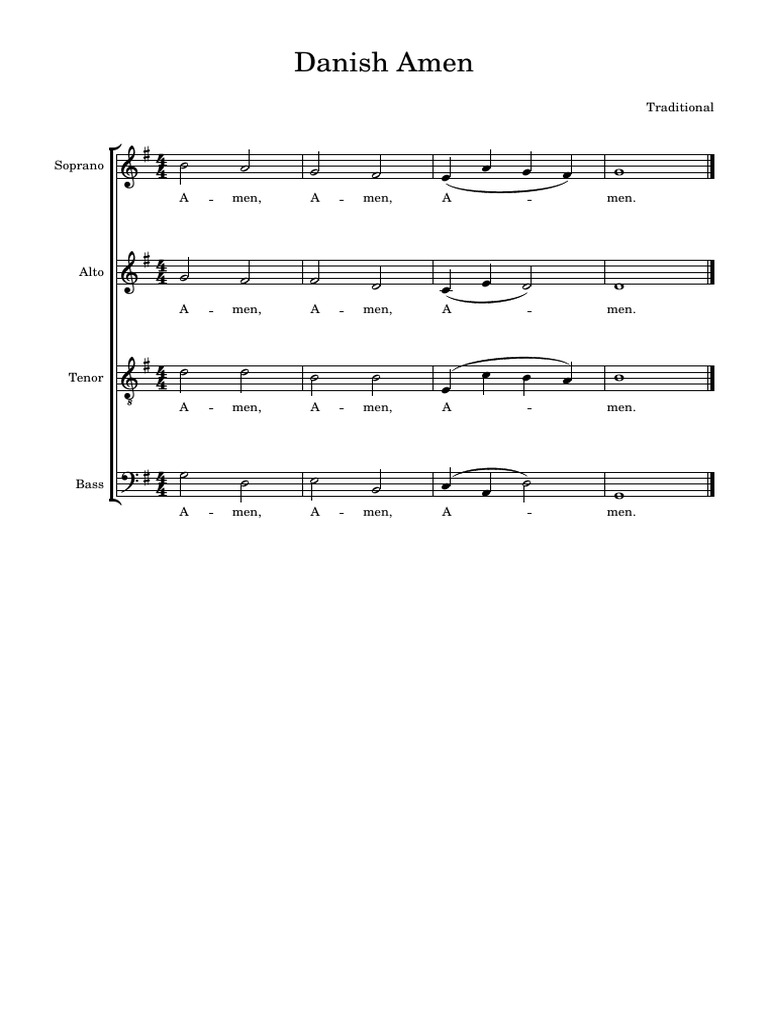 Danish Amen | PDF