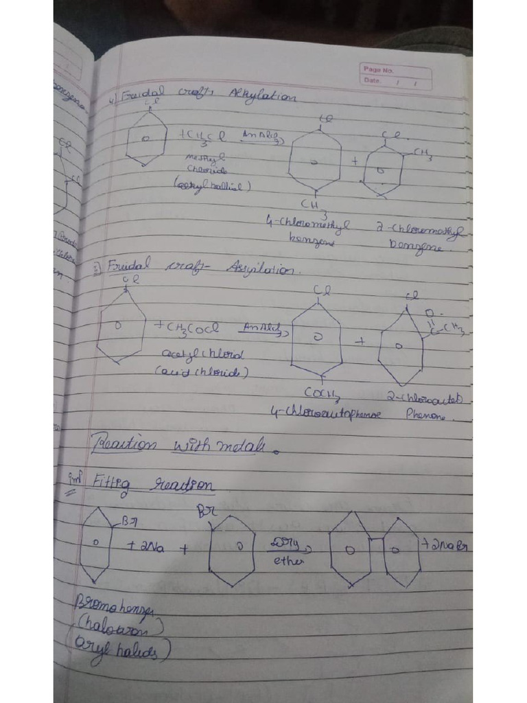 Halo Arenes Notes (Absent) | PDF