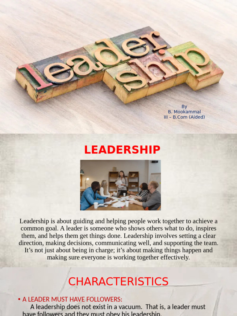 LEADERSHIP | PDF | Leadership | Organizational Behavior
