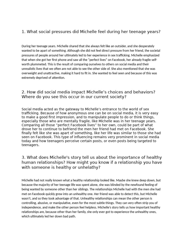 Teens, Social Media, and Risks | PDF | Adolescence | Interpersonal ...