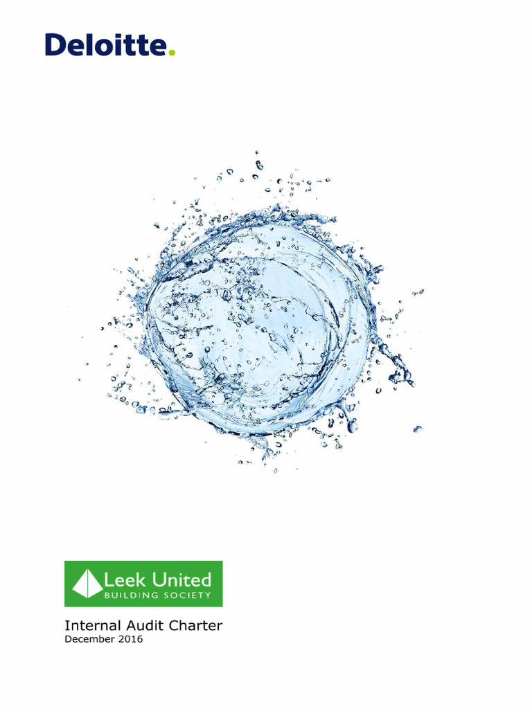 Deloitte Internal Audit Charter | PDF