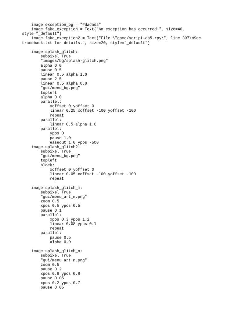Script-Ch5 Rpy | PDF