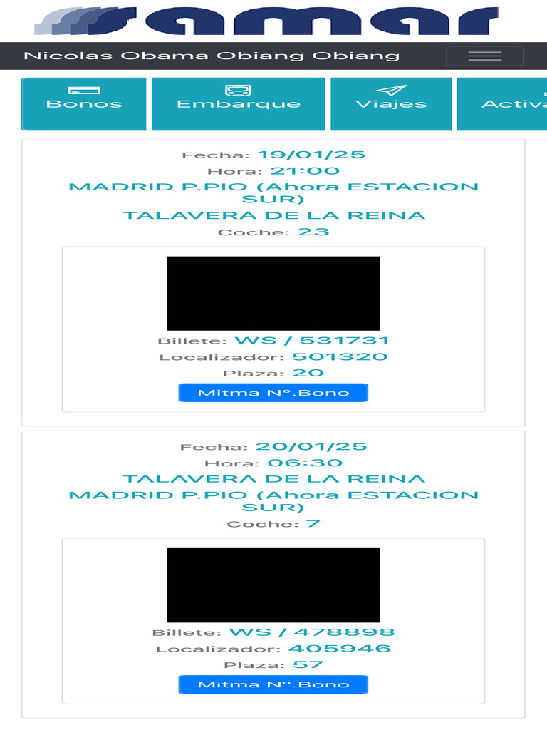 Grupo SAMAR - Bono Virtual 6 | PDF