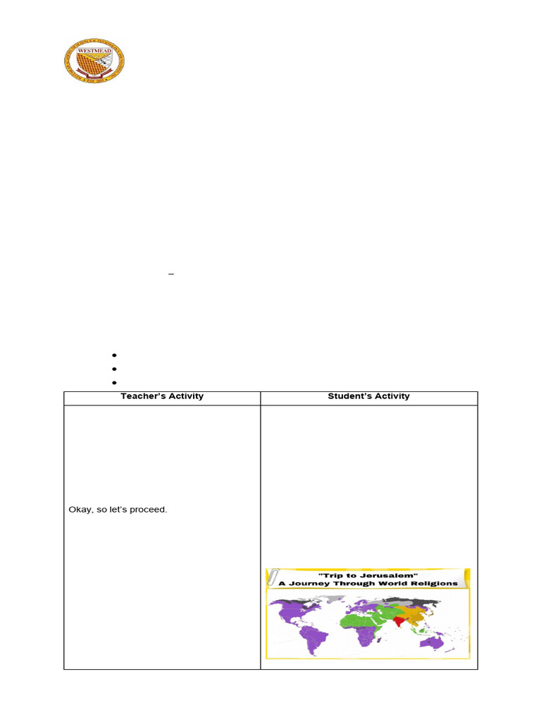 Lesson Plan: World Religions Overview | PDF | Shinto | Tao