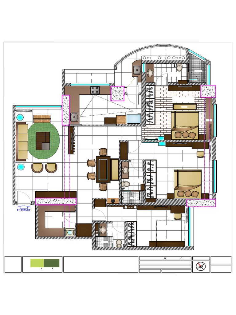 RIDDHI- FURNITURE LAYOUT | PDF | Interior Design | Home