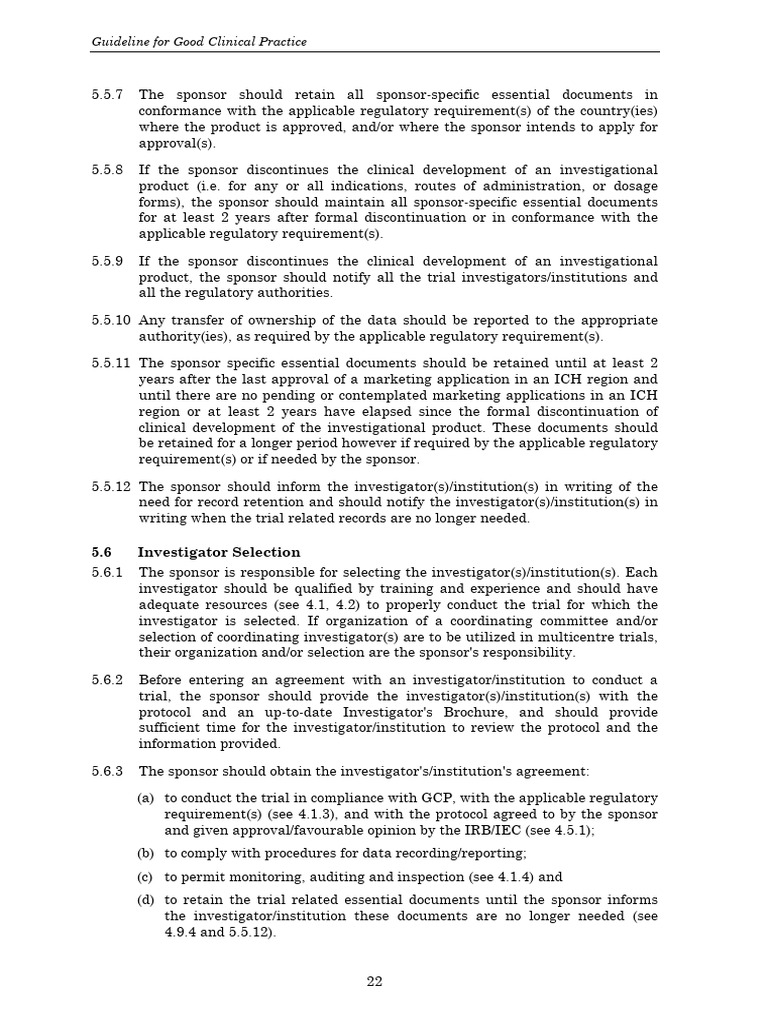 E6_R1_Guideline 28 | PDF | Institutional Review Board