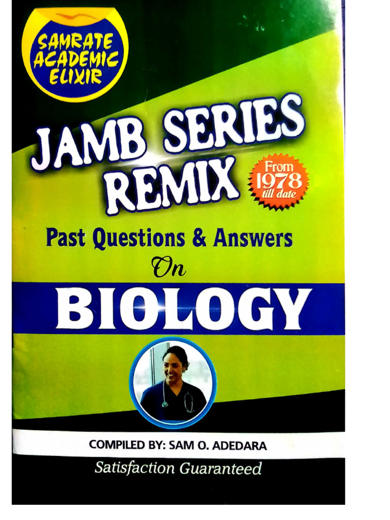 Jamb Series Remix Biology Past Questions | PDF