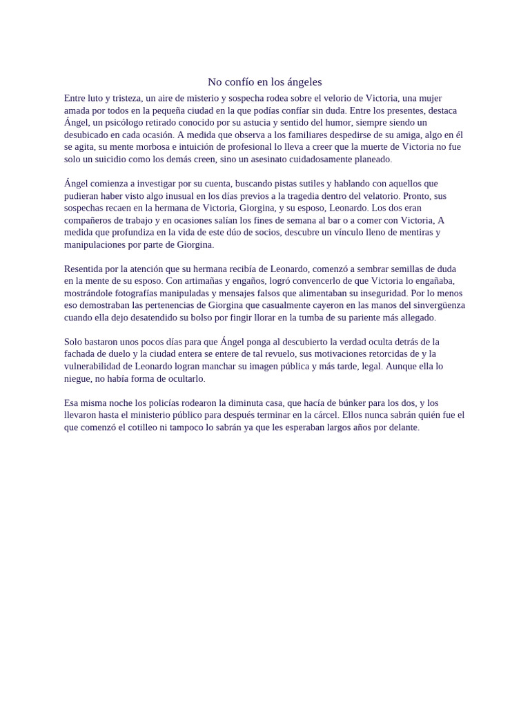 No Confío en Los Ángeles | PDF