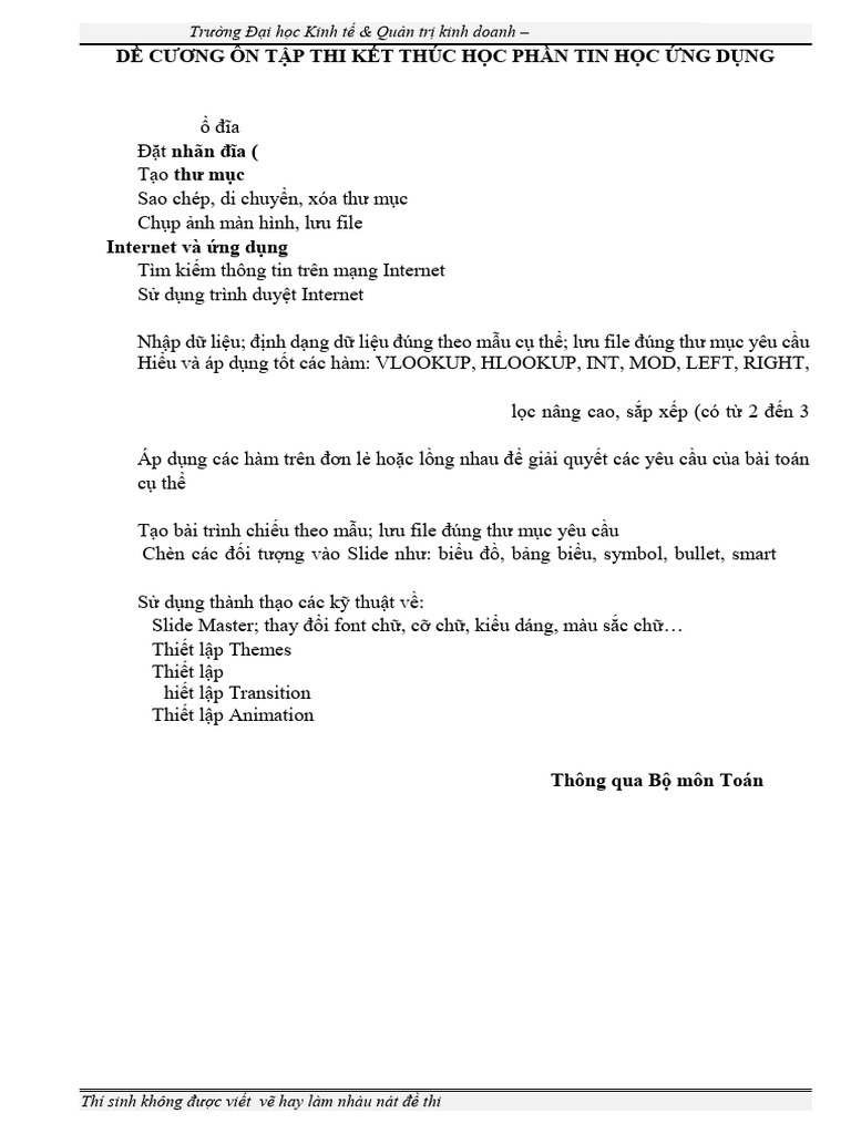Đề cương KTHP | PDF