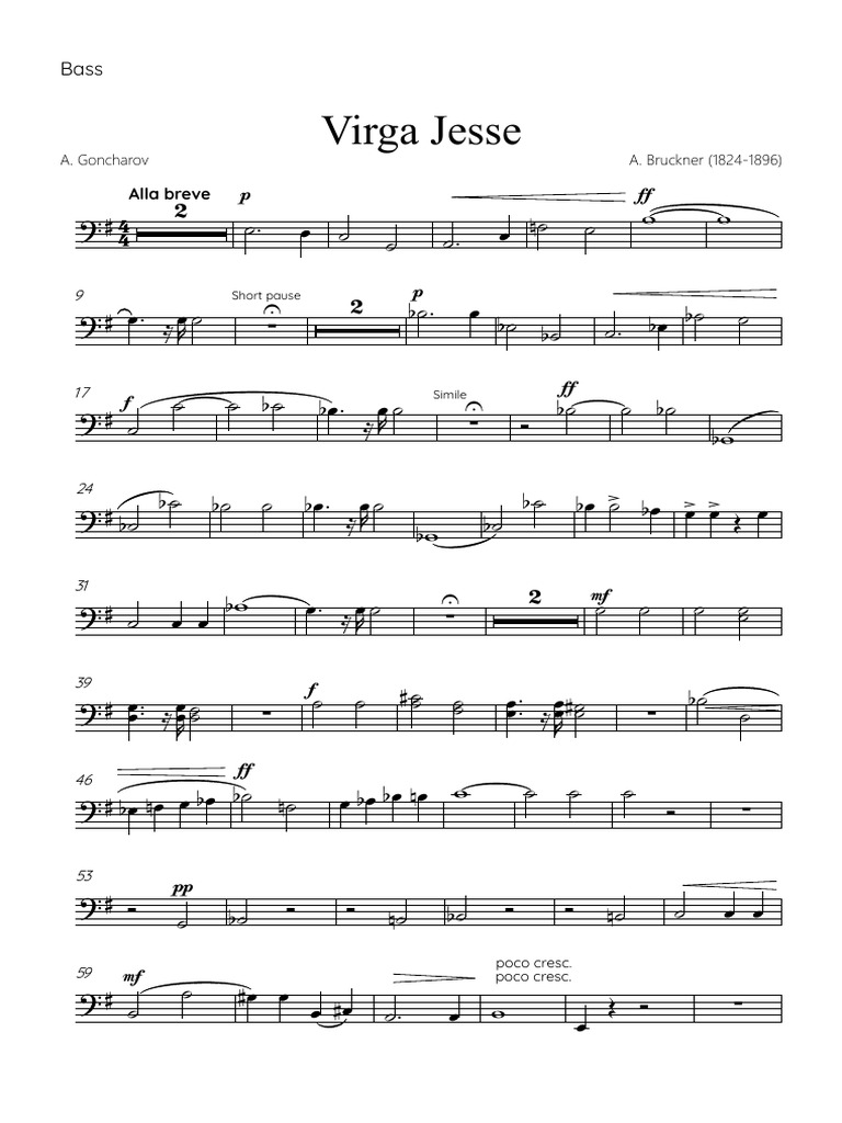 Virga Jesse - Bass | PDF