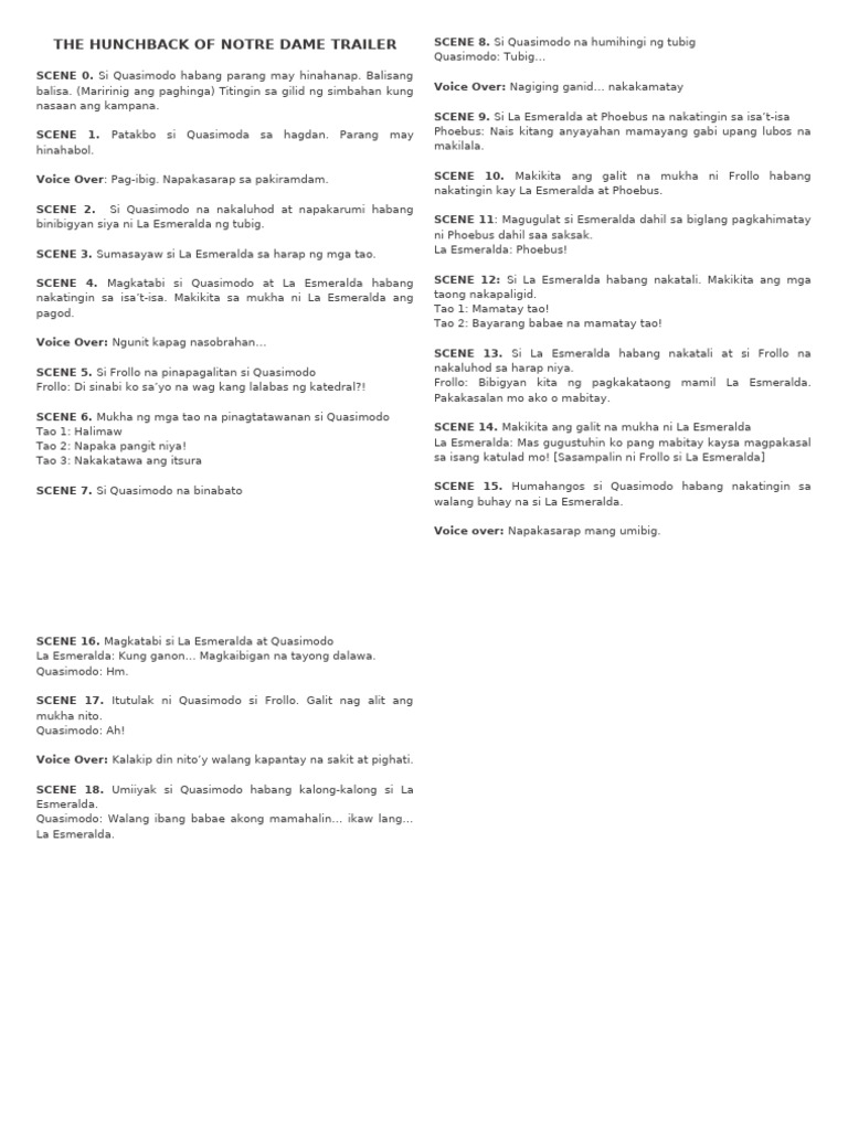 The Hunchback of Notre Dame | PDF