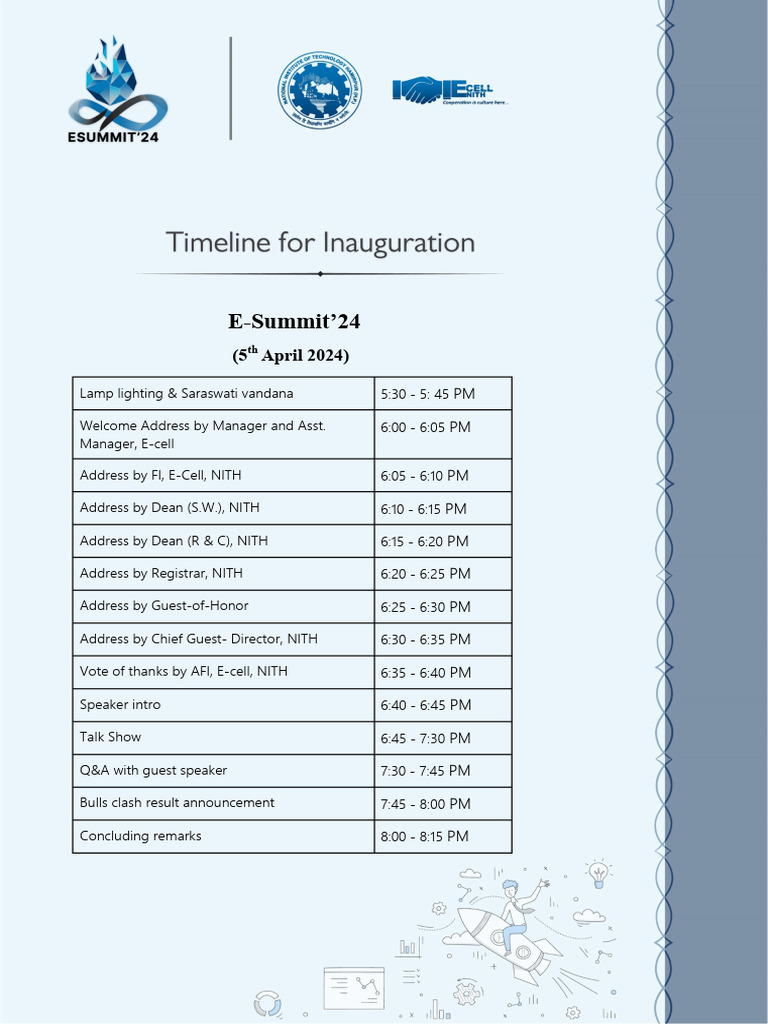 Inauguration E Summit24 | PDF