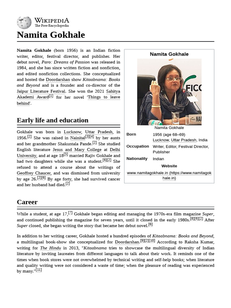 Namita_Gokhale | PDF