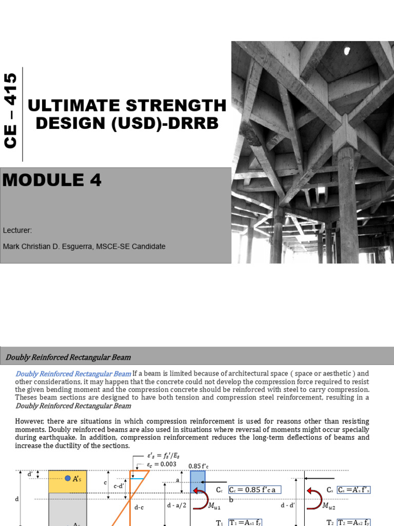 M4 DRRB | PDF | Beam (Structure) | Materials
