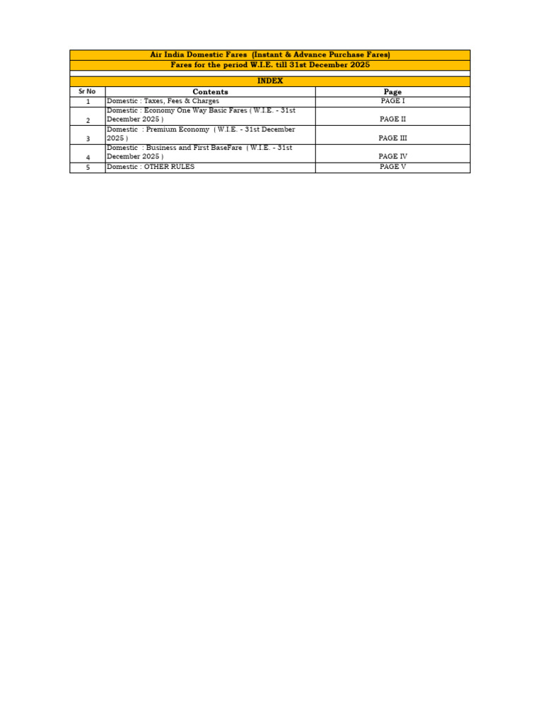 Tariff Sheet As On 2dec'24 | PDF