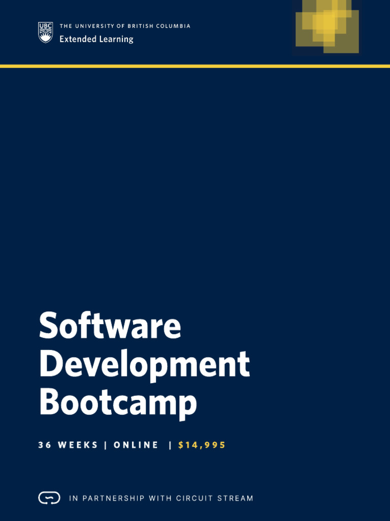 [UBC] Software Development Bootcamp Syllabus | PDF | Web Development ...