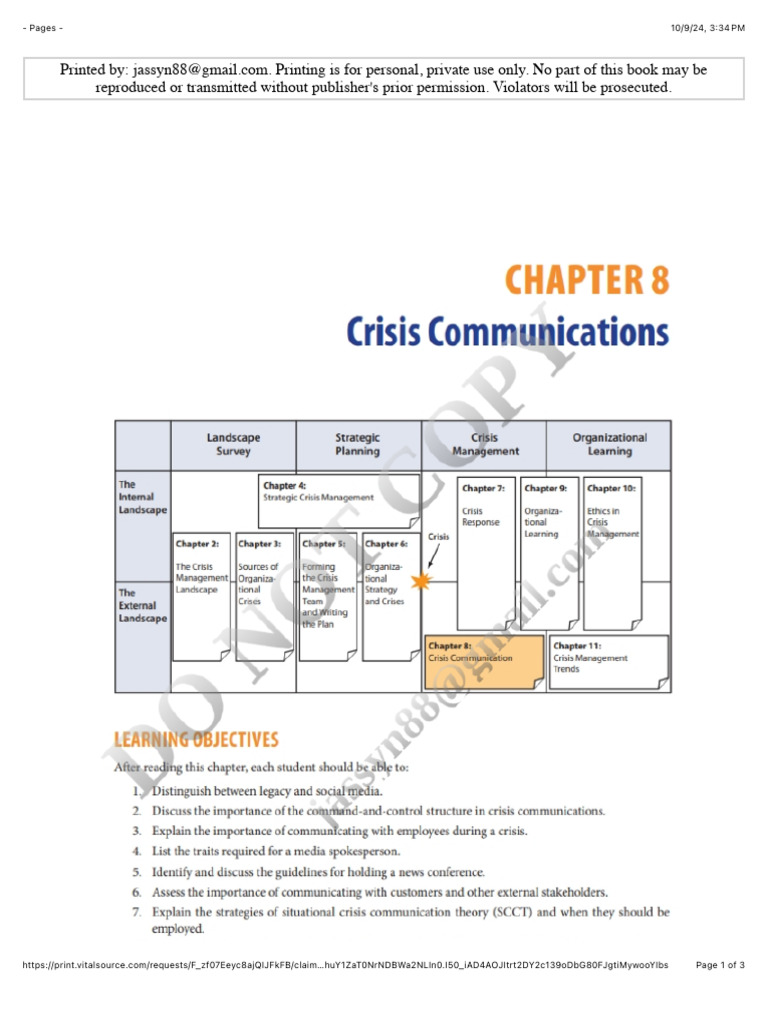 Crisis Management 8 & 9 | PDF