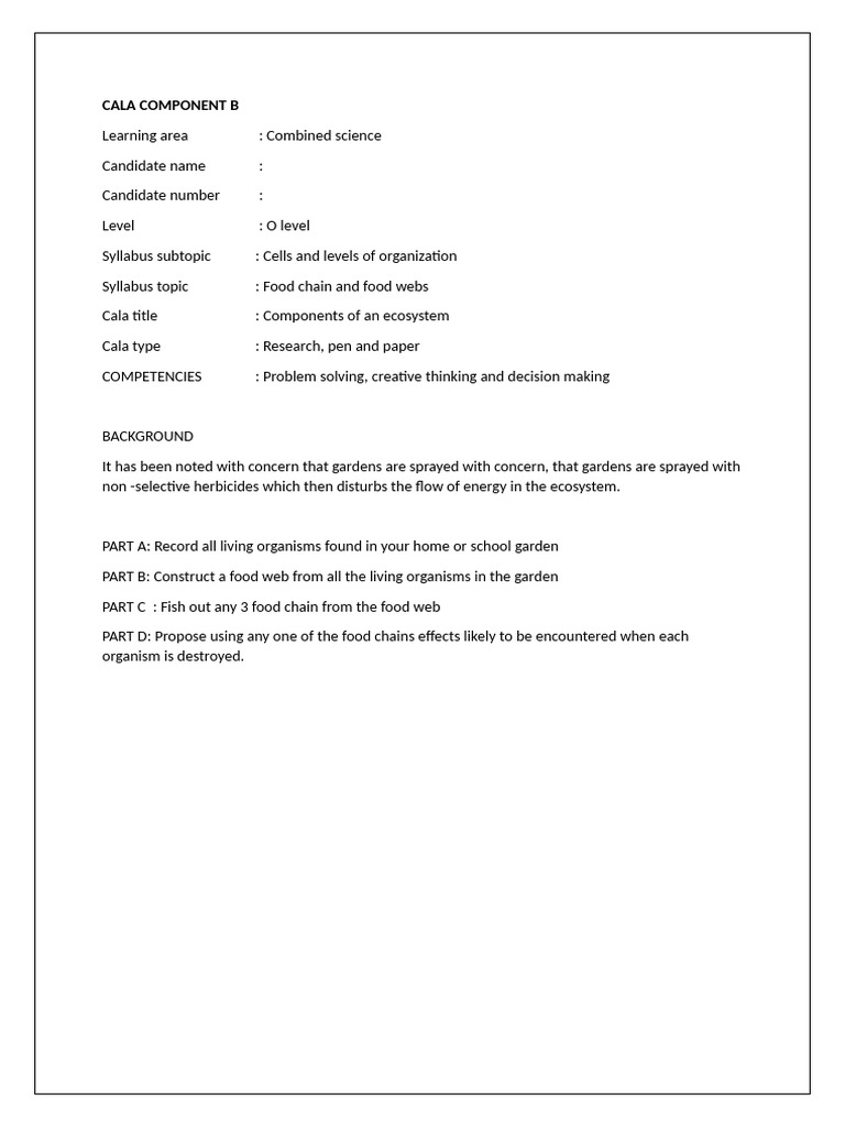 Cala Component b | PDF