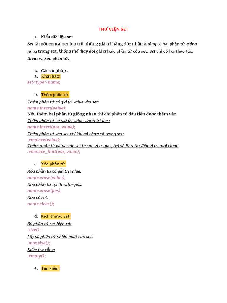 C++ (5) - STL container (tiếp) | PDF