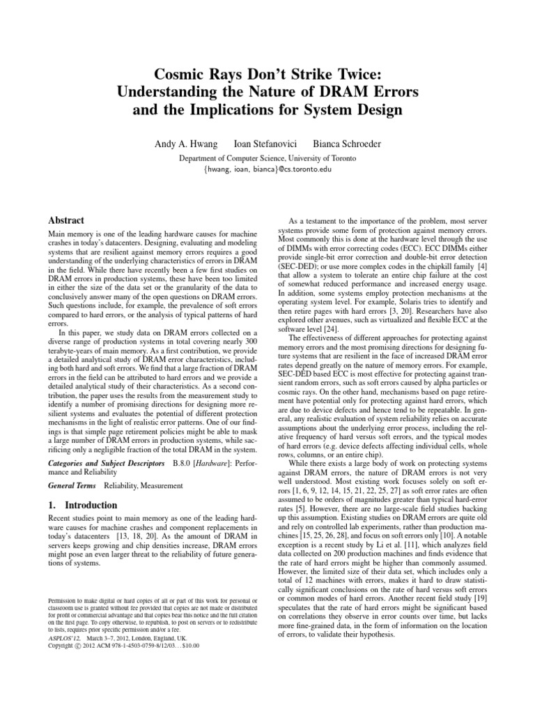 ASP Los 2012 | PDF | Dynamic Random Access Memory | Computer Architecture