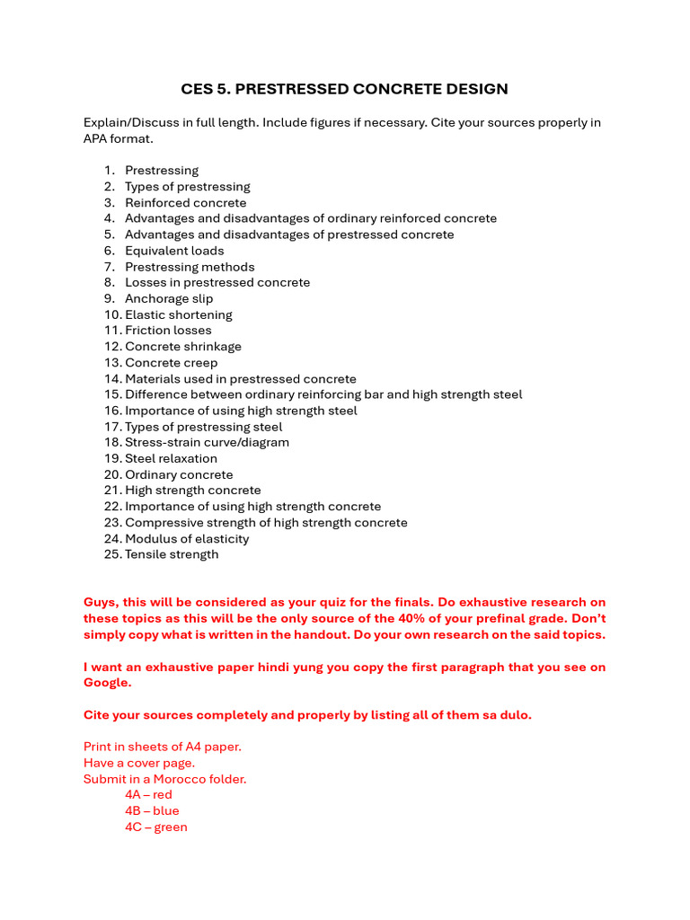 CES-5-REQUIREMENT | PDF